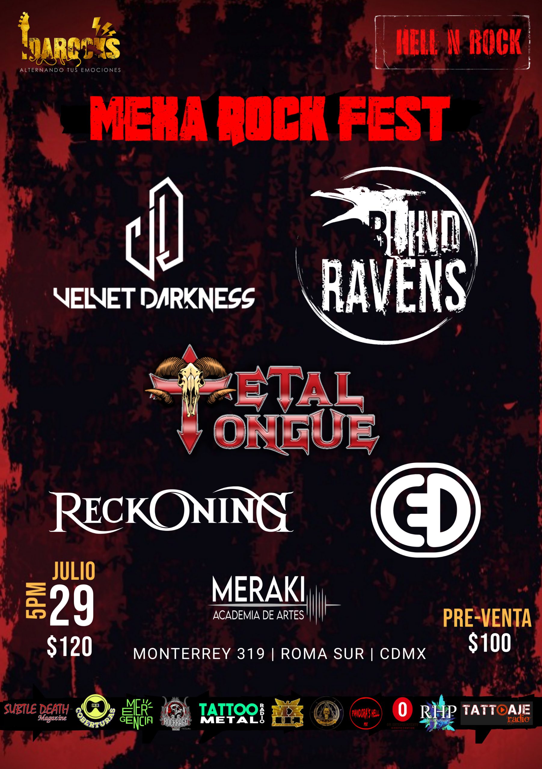 MEXA ROCK FEST - 29 JUL 2022 Foro MERAKI